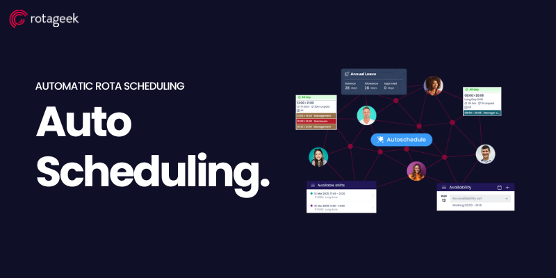 Auto Scheduling Software | AI Powered Automated Scheduler | Rotageek