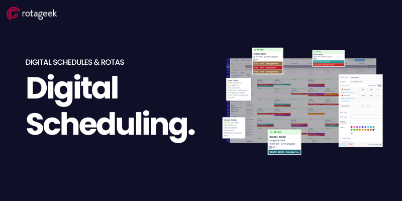 Staff Rota Software | App for Shift Scheduling | Rotageek