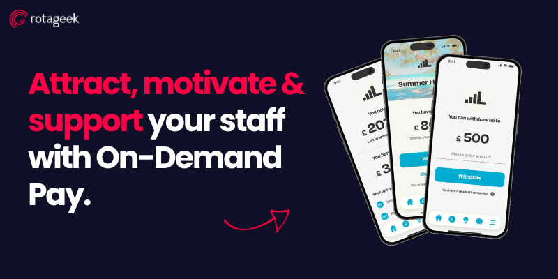On-Demand Pay | Rotageek & Level